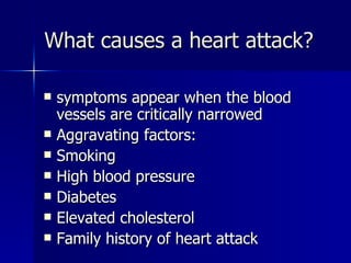 hypertension and diabetes - risk factors for Myocardial infarction | PPT