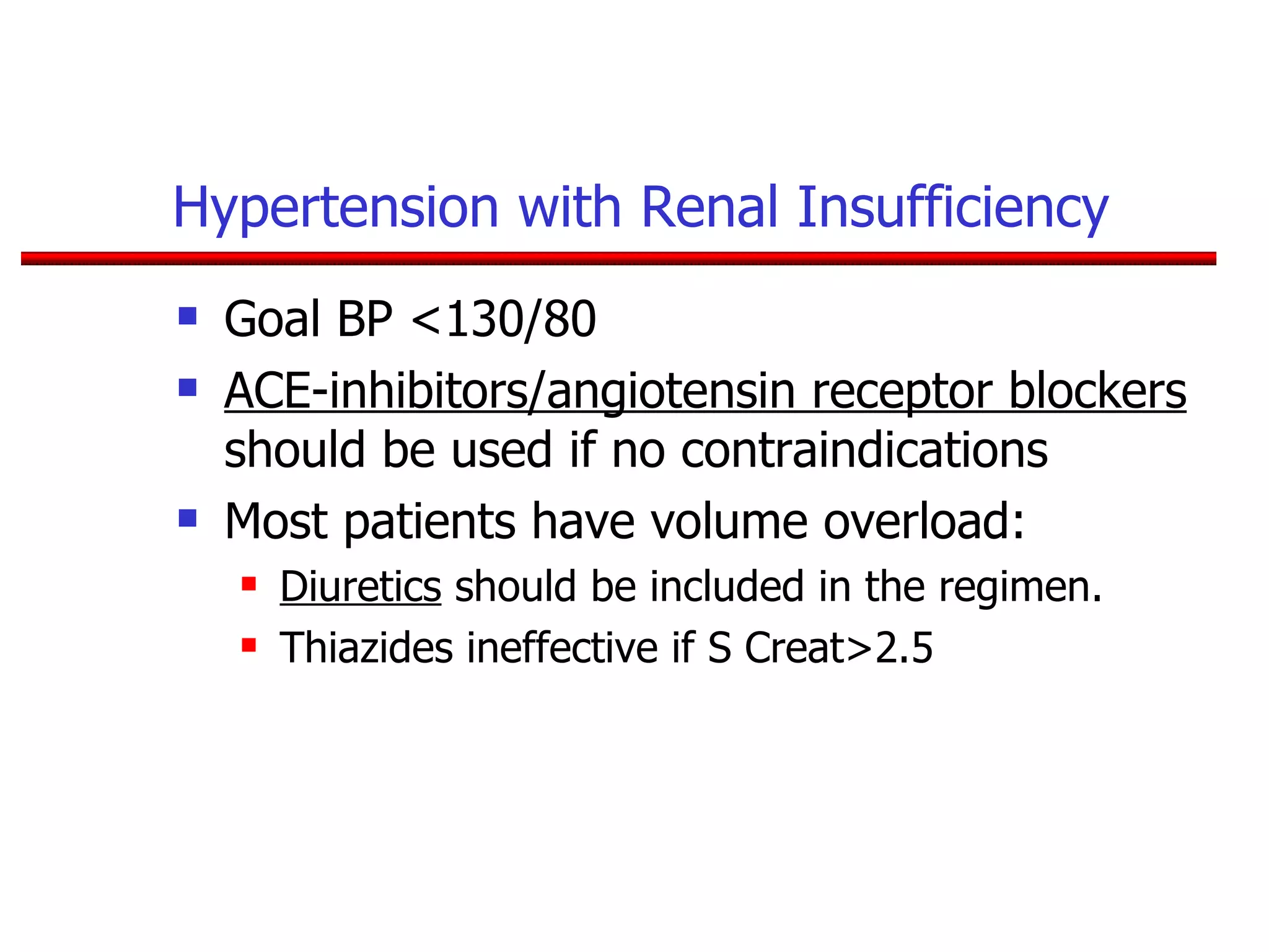 Treatment of Hypertension Treatment of Hypertension | PPT
