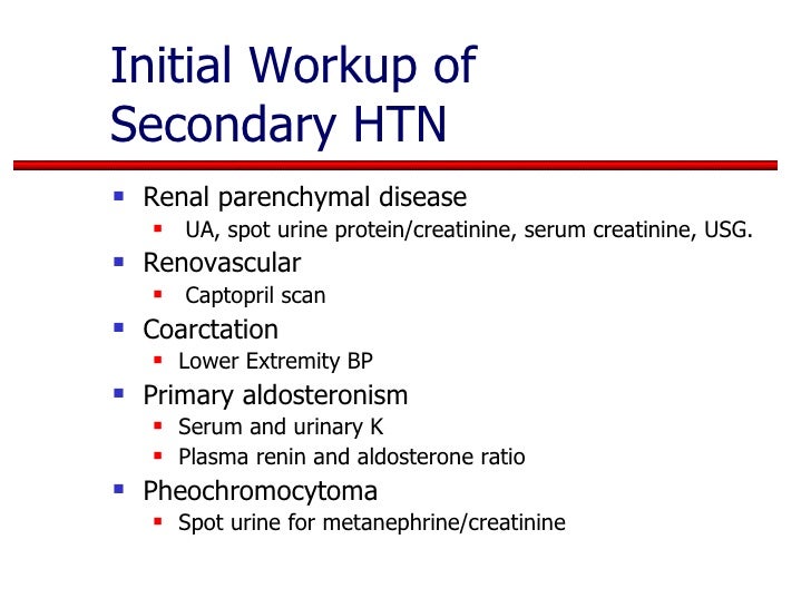 Treatment of Hypertension Treatment of Hypertension