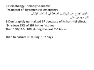 HTN crisis.pptx | Heart and Cardiovascular Diseases | Diseases and Conditions