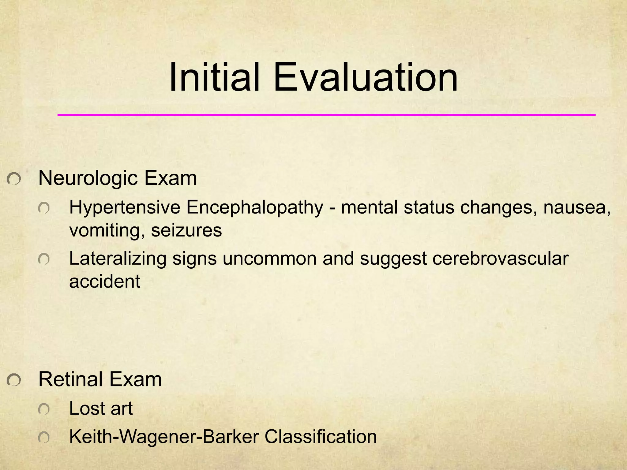 HYPERTENSION EMERGENCY & URGENCY | PPTX
