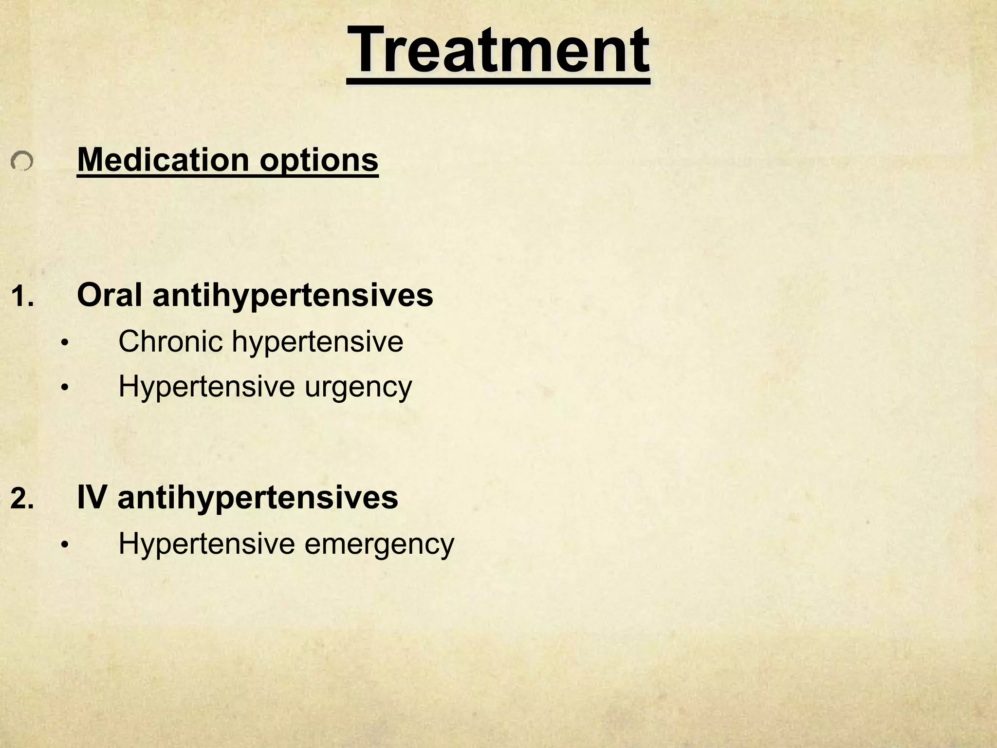 HYPERTENSION EMERGENCY & URGENCY | PPTX