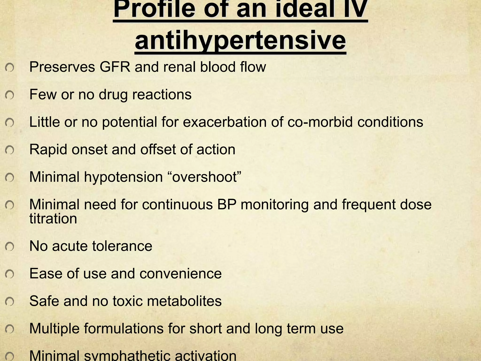 HYPERTENSION EMERGENCY & URGENCY | PPTX