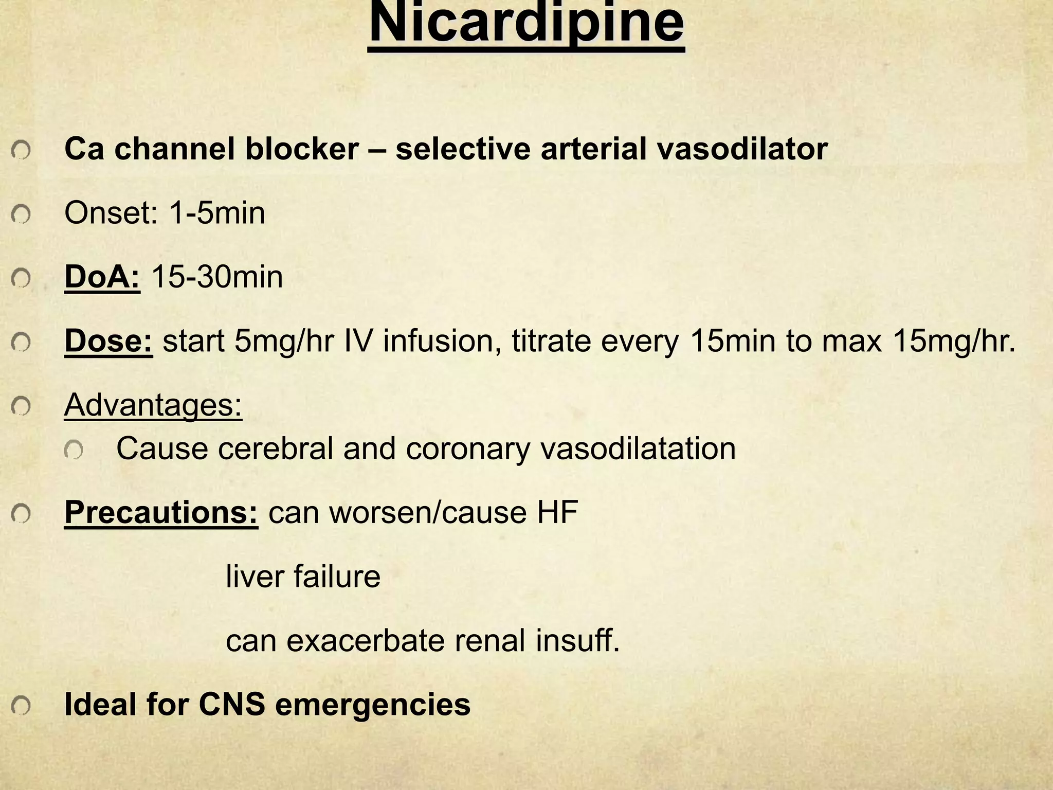 HYPERTENSION EMERGENCY & URGENCY | PPTX
