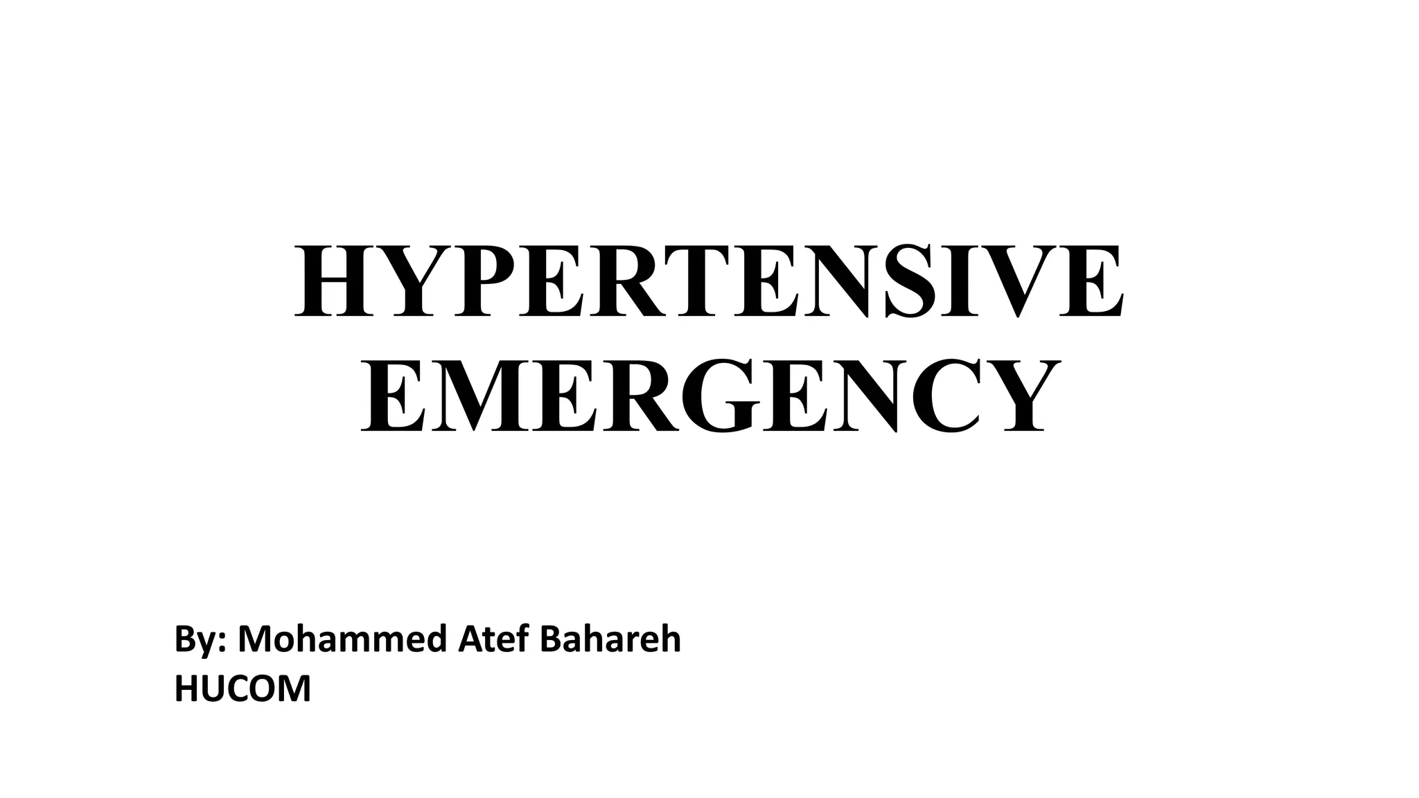 HTN emergency .pptx