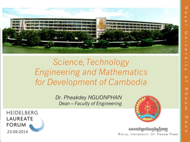 2nd HLF 2014 - Hot Topic Presentation: Pheakdey Nguonphan | PPT