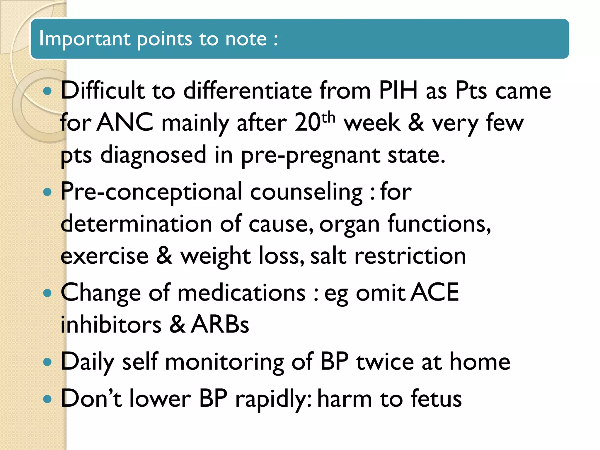 Pregnancy Induced Hypertension | PPTX