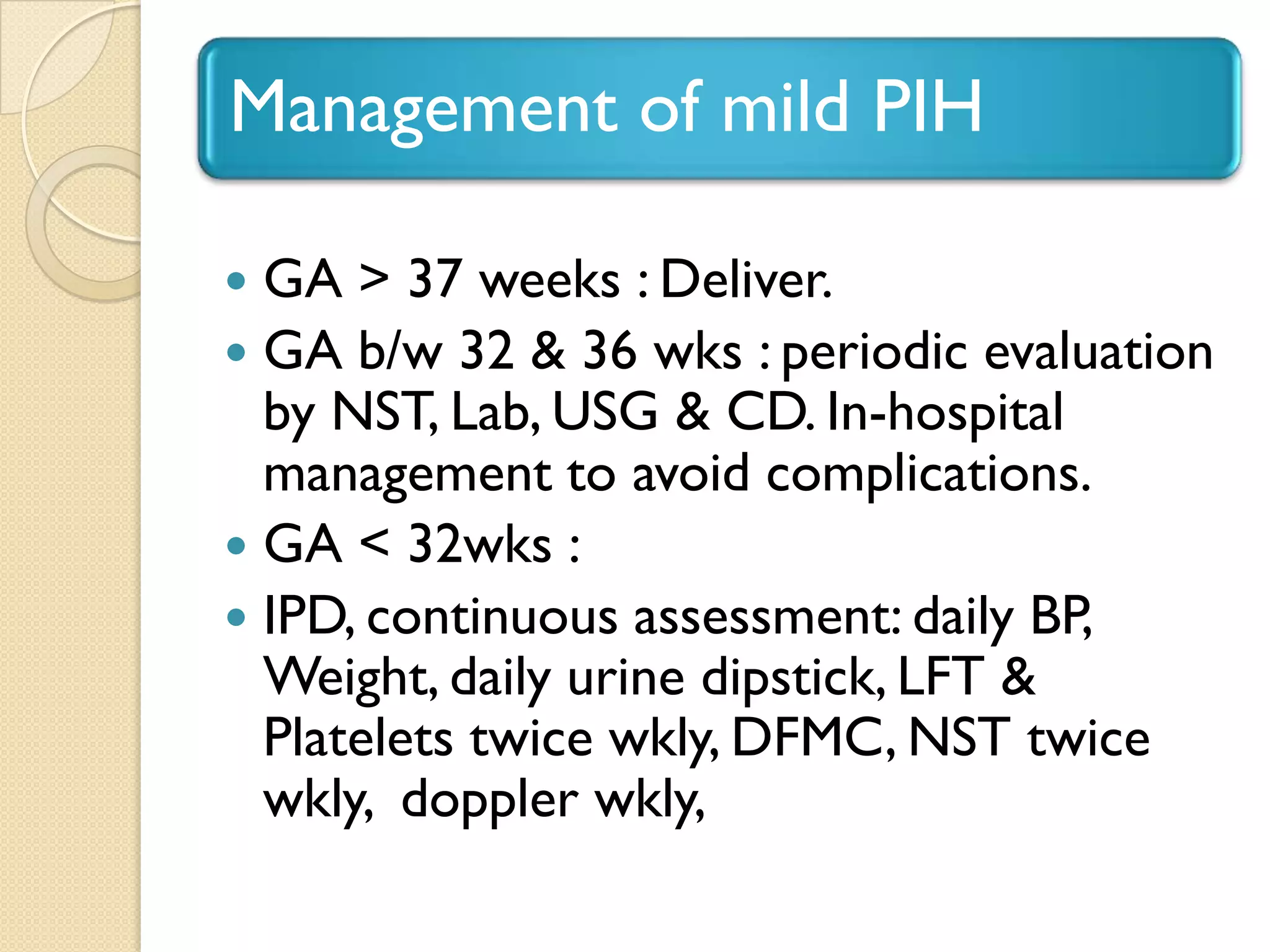 Pregnancy Induced Hypertension | PPTX