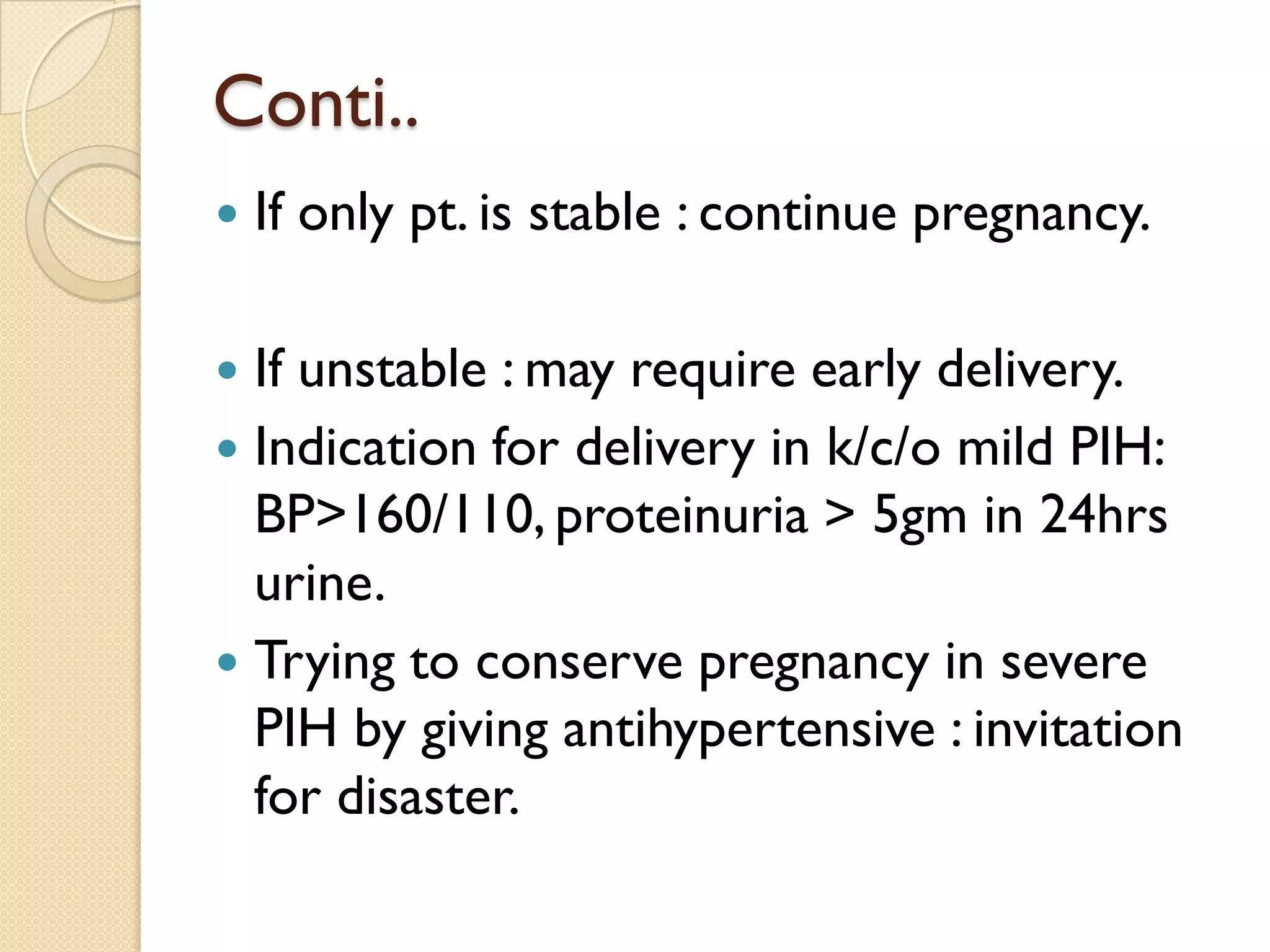 Pregnancy Induced Hypertension | PPTX