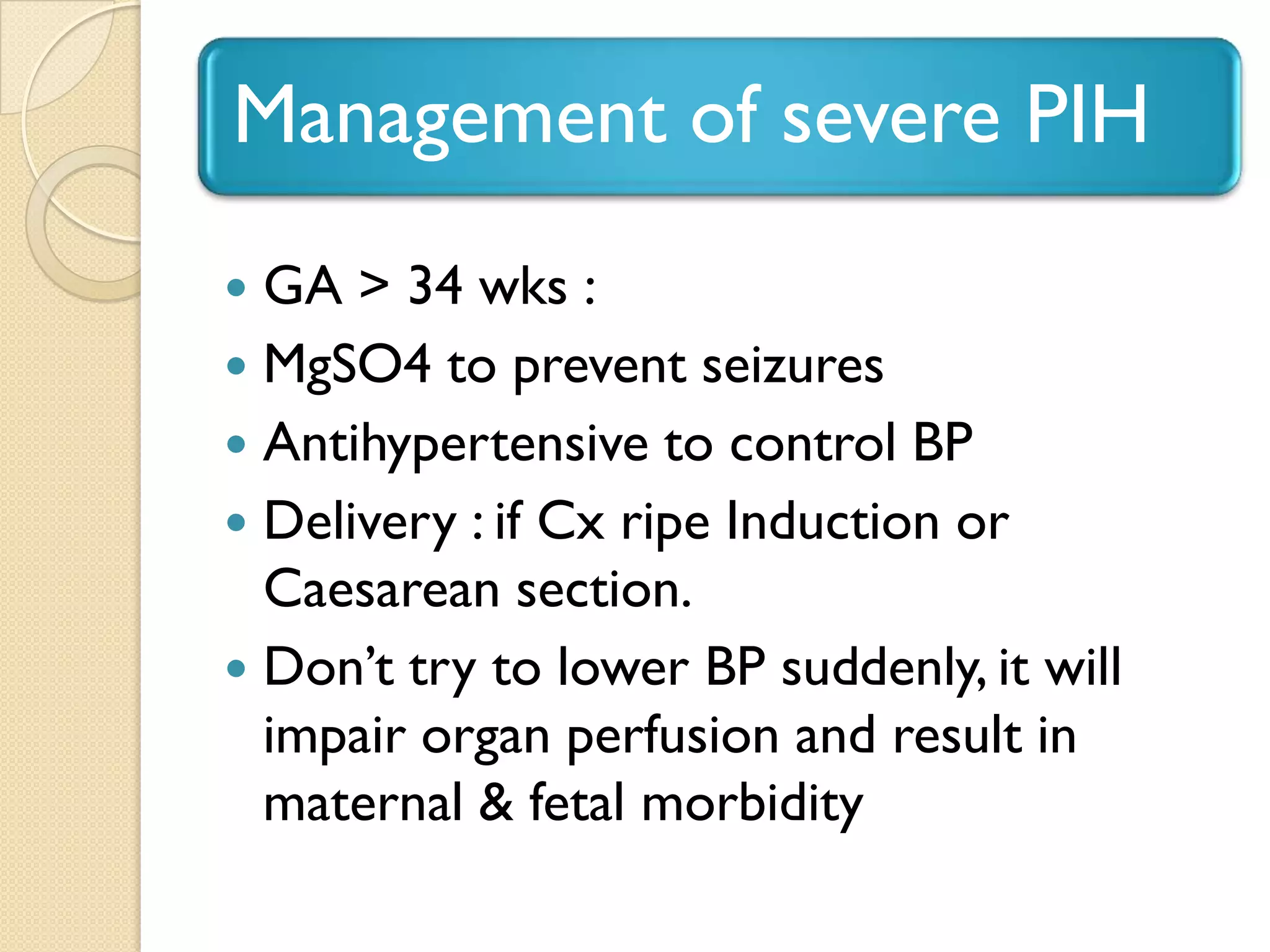 Pregnancy Induced Hypertension | PPTX