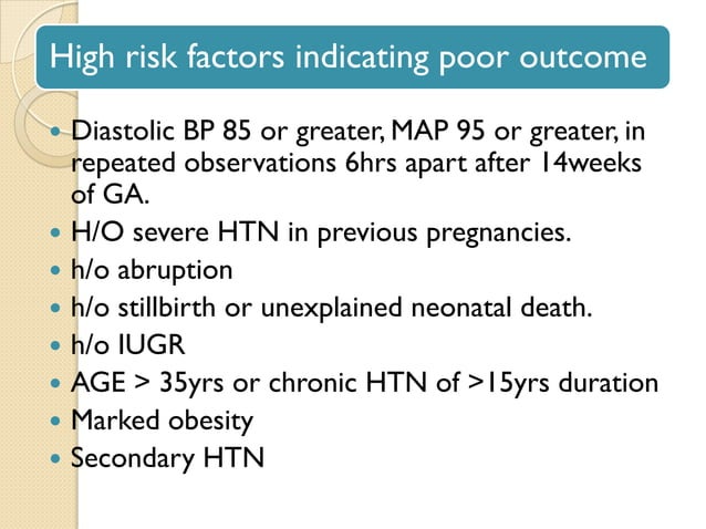 Pregnancy Induced Hypertension | PPTX | Pregnancy | Reproductive Health