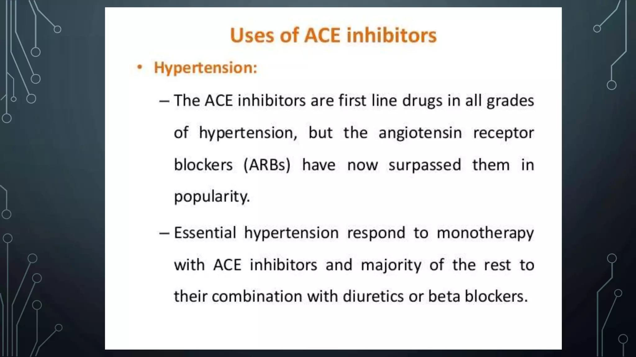 Hypertension and Antihypertensive drugs - Diuretics and RAS inhibitors ...