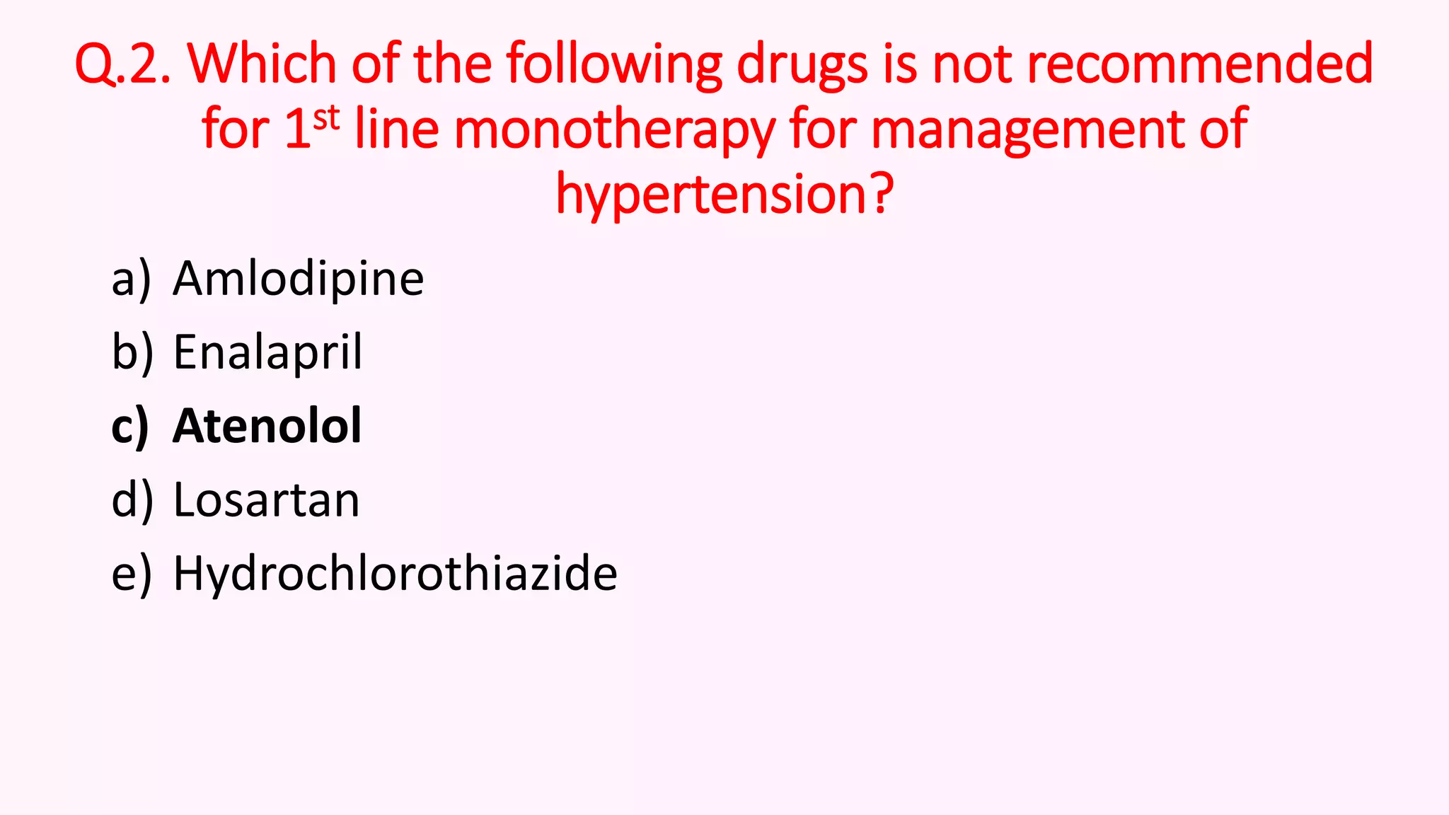 Hypertension 2020 Updated Guidelines | PPTX