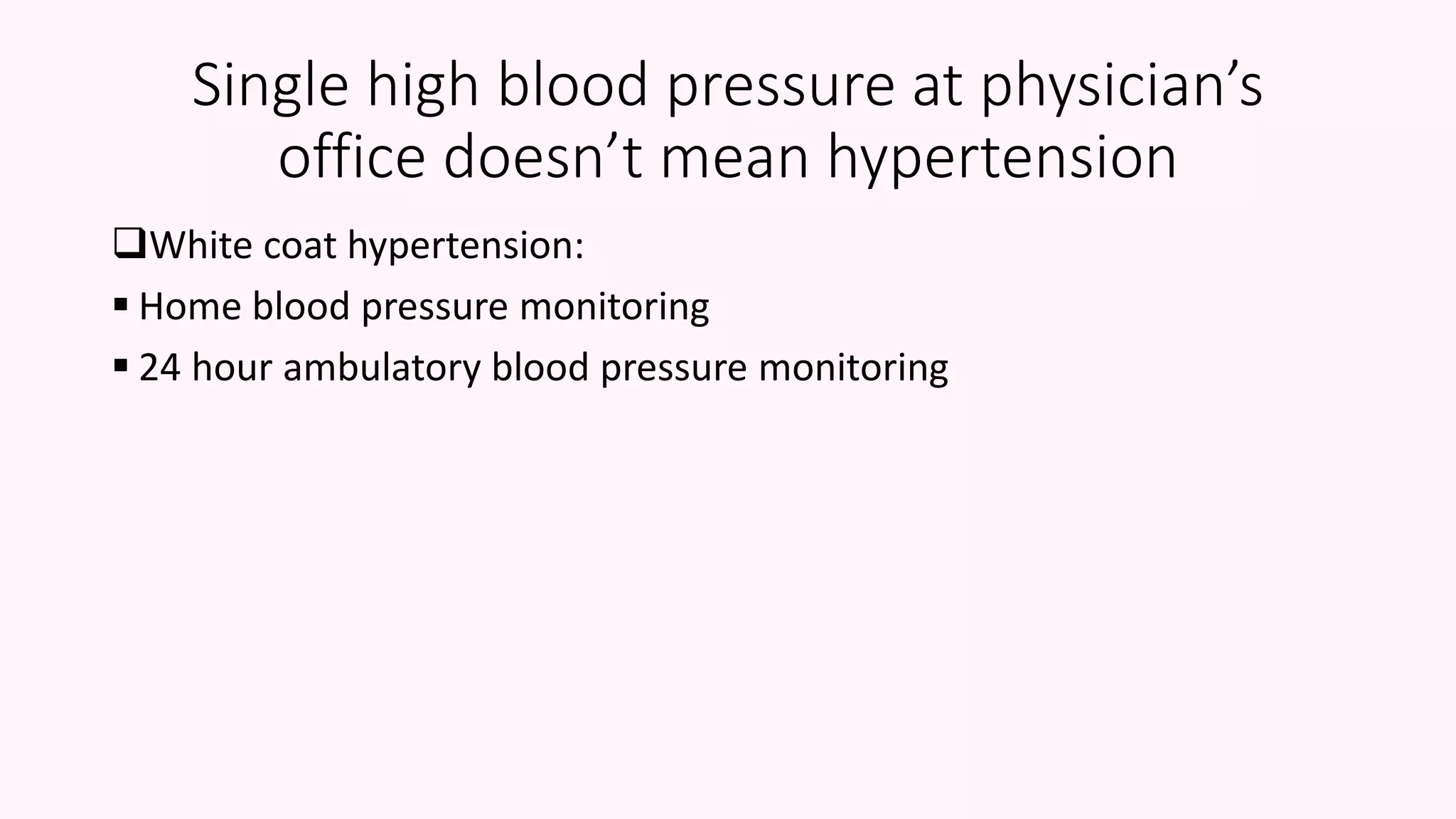 Hypertension 2020 Updated Guidelines | PPTX