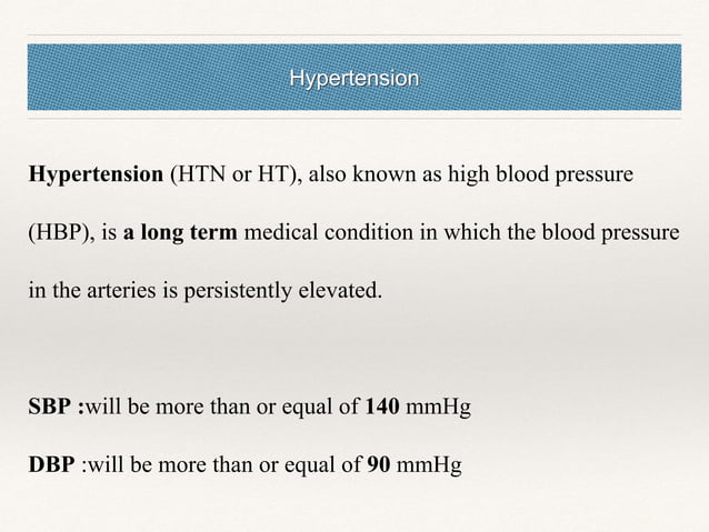 hypertension | PPT
