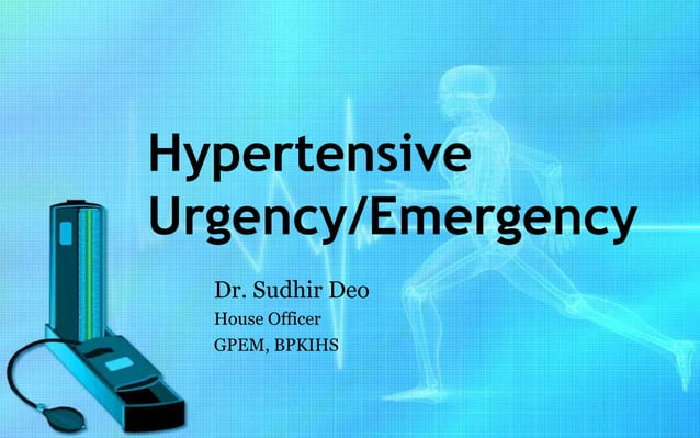 Htn urgency and emg | PPTX | Heart and Cardiovascular Diseases ...