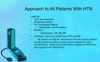 Htn urgency and emg | PPTX