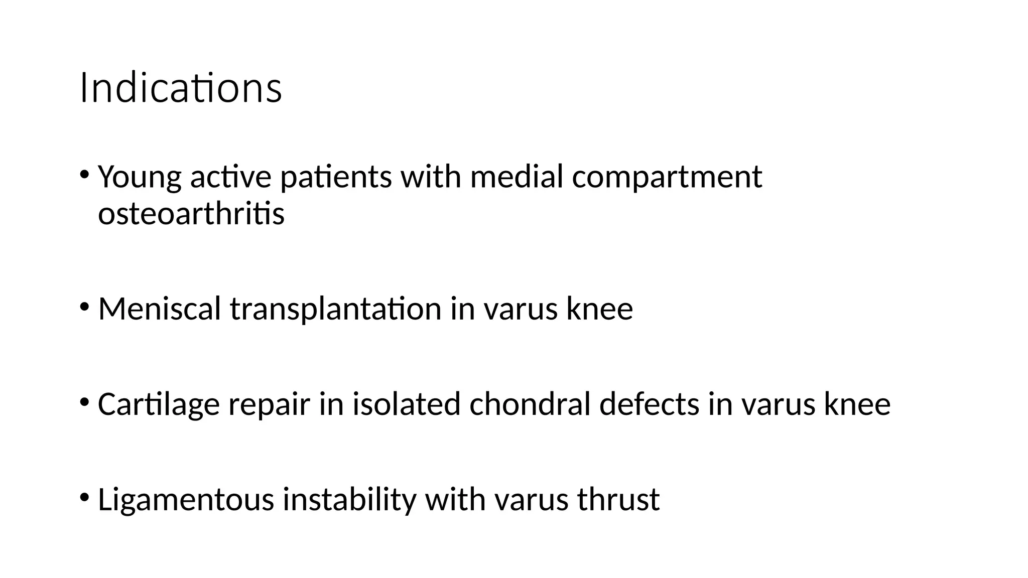 HTO high tibial osteotomy still a role.pptx