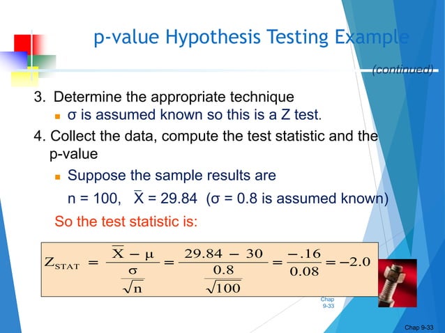 Hypothesis Test _One-sample t-test, Z-test, Proportion Z-test | PPTX ...