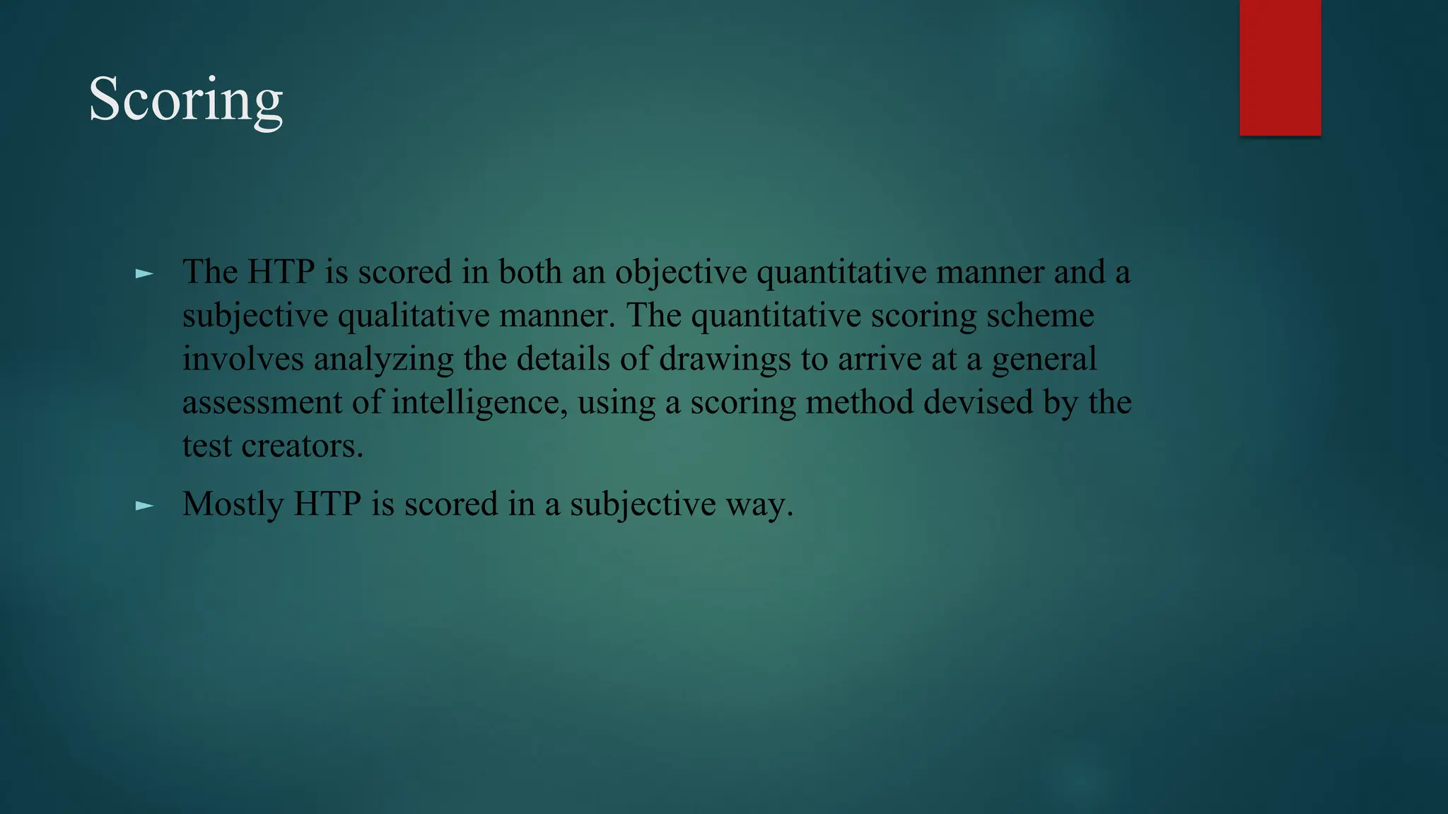 House Tree Person Test Interpretation 1234 | PDF