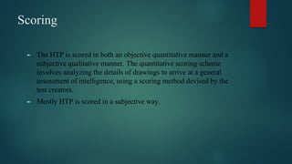 House Tree Person Test Interpretation 1234 | PDF