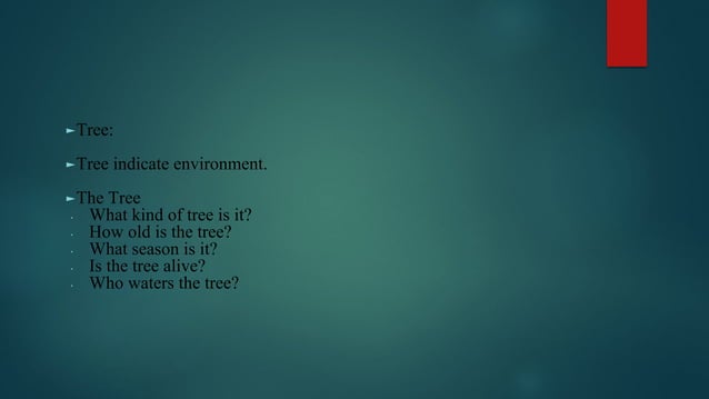 House Tree Person Test Interpretation 1234 | PDF