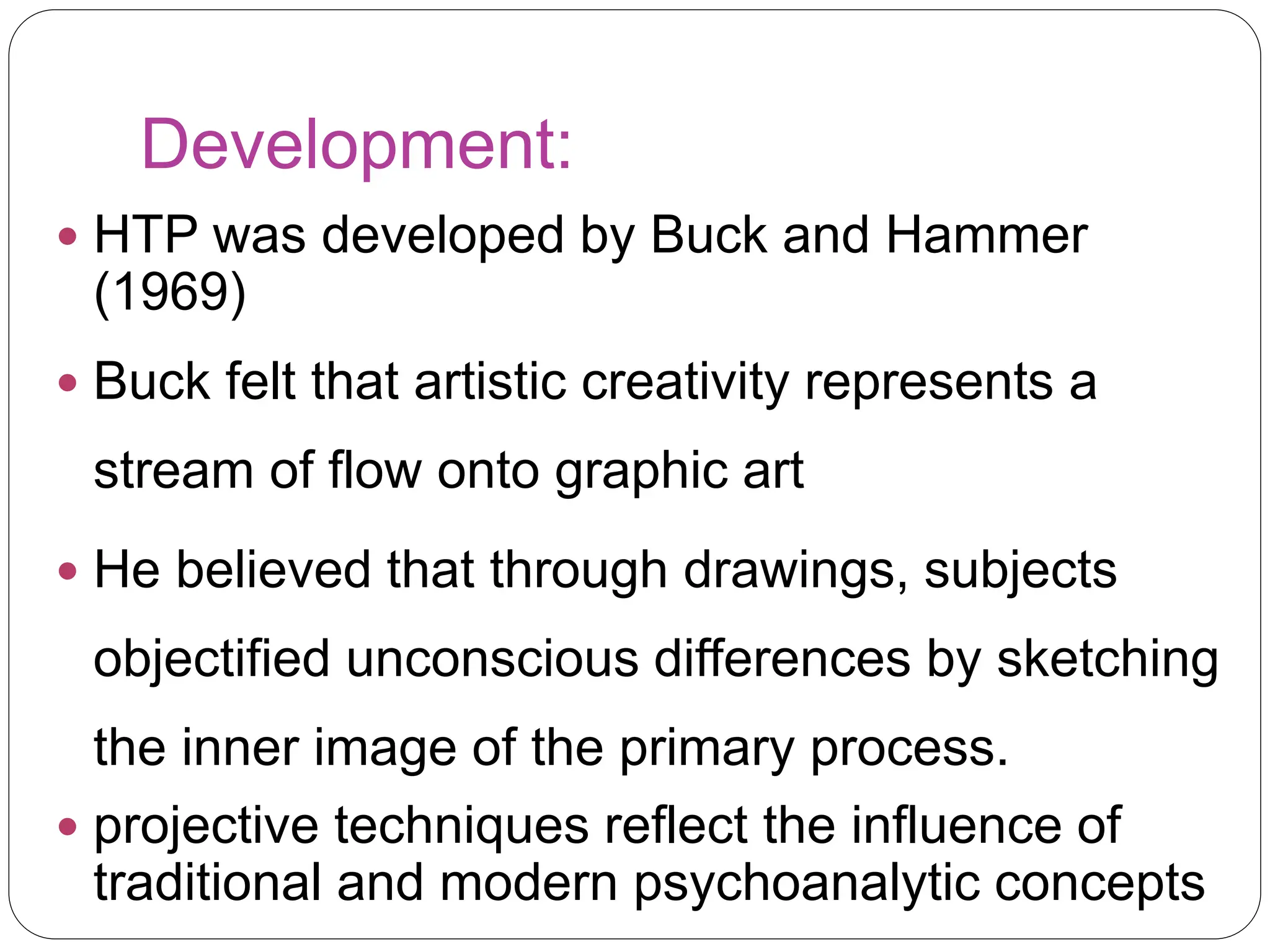 house tree person test a psychological test.pptx | Drawing and ...