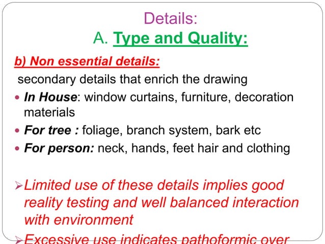house tree person test a psychological test.pptx | Drawing and ...