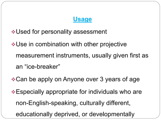 house tree person test a psychological test.pptx | Drawing and ...