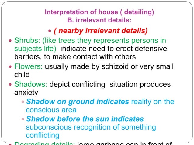 house tree person test a psychological test.pptx | Drawing and ...