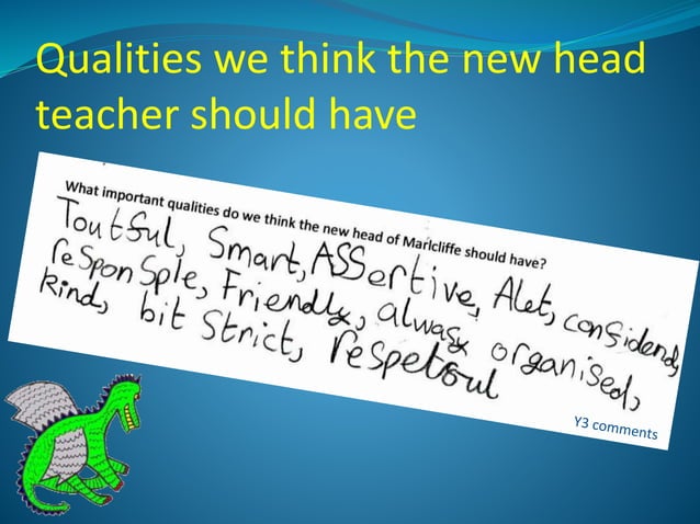 New head teacher presentation | PPTX