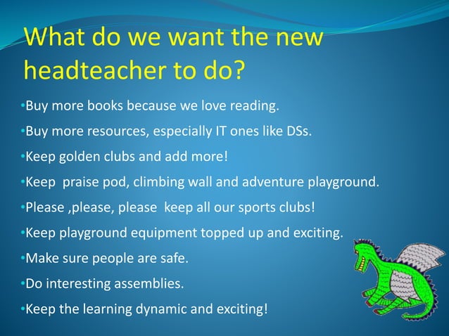 New head teacher presentation | PPTX