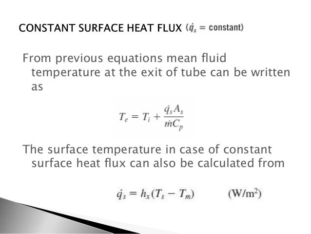 SURFACE HEAT FLUX