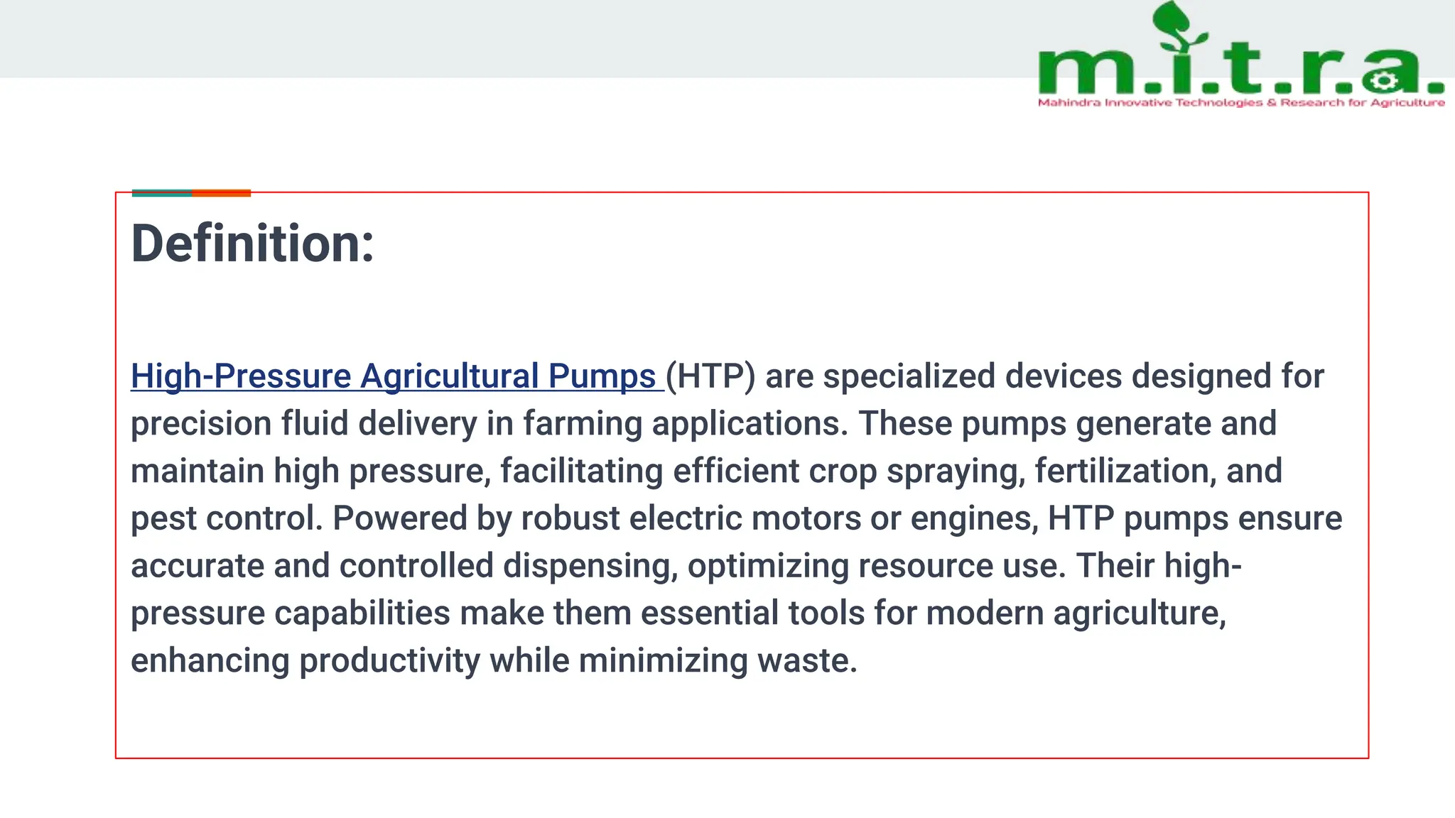HTP Sprayer Pumps.pptx
