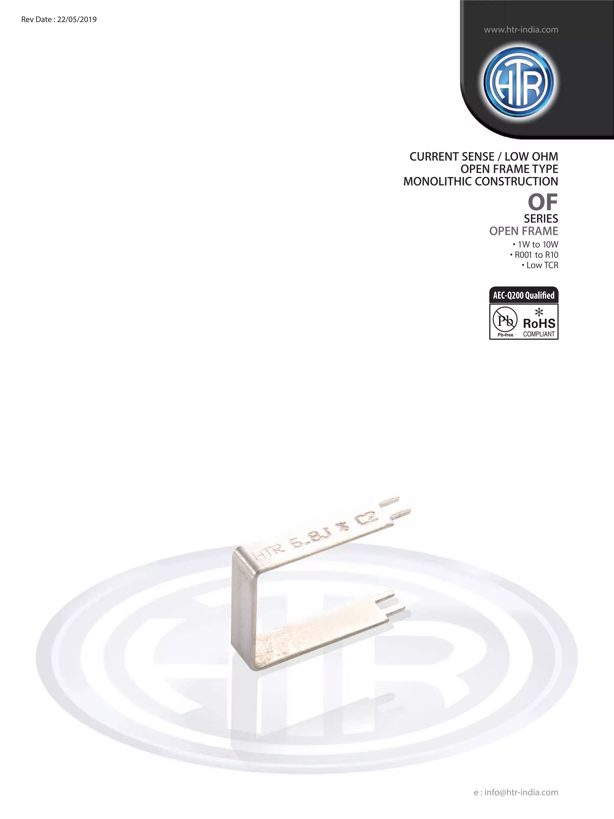 Htr india-products-current-sense-resistors-current-sense-open-frame ...