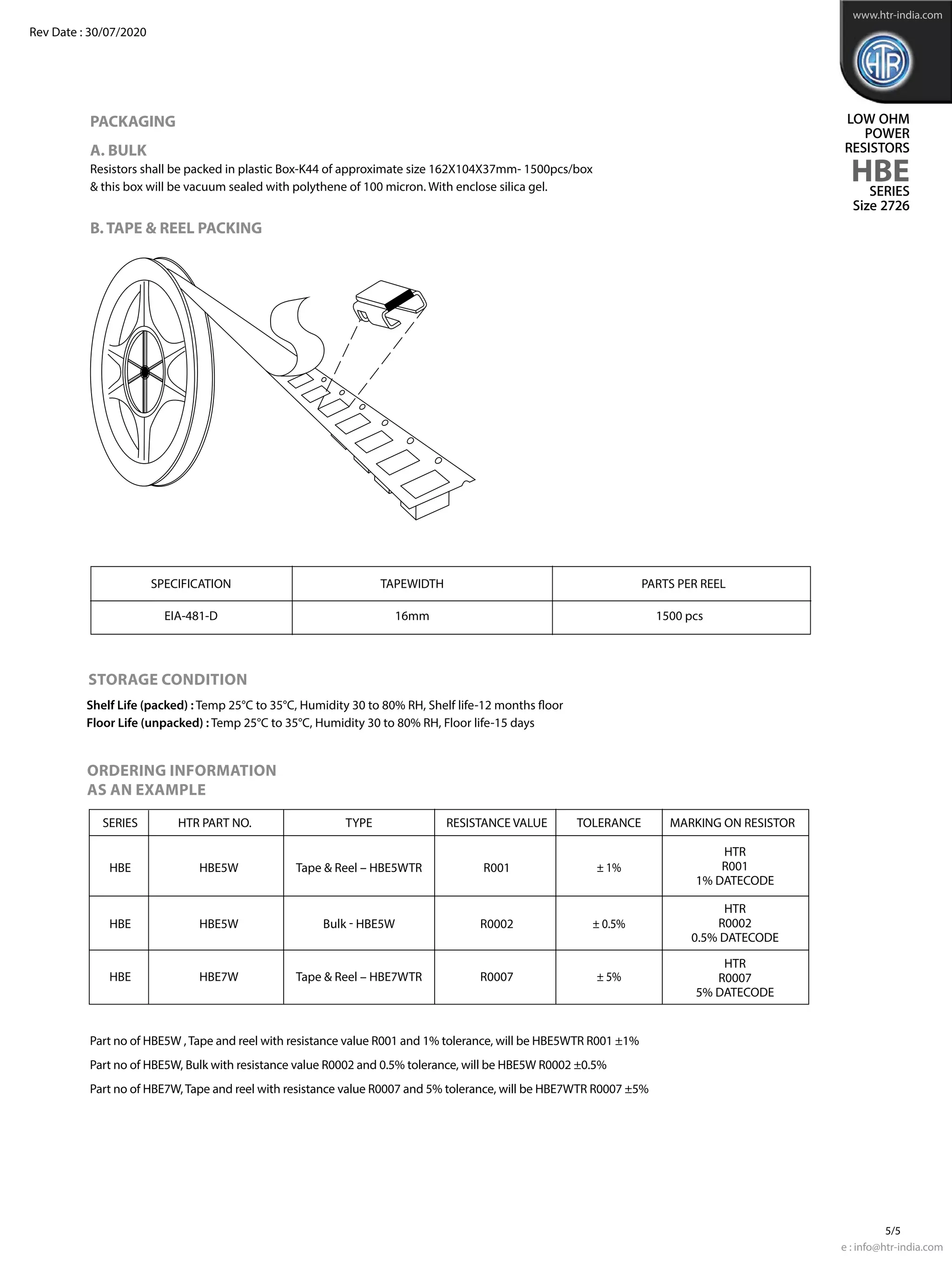 Htr india-products-current-sense-resistors-electron-beam-welded-hbe ...