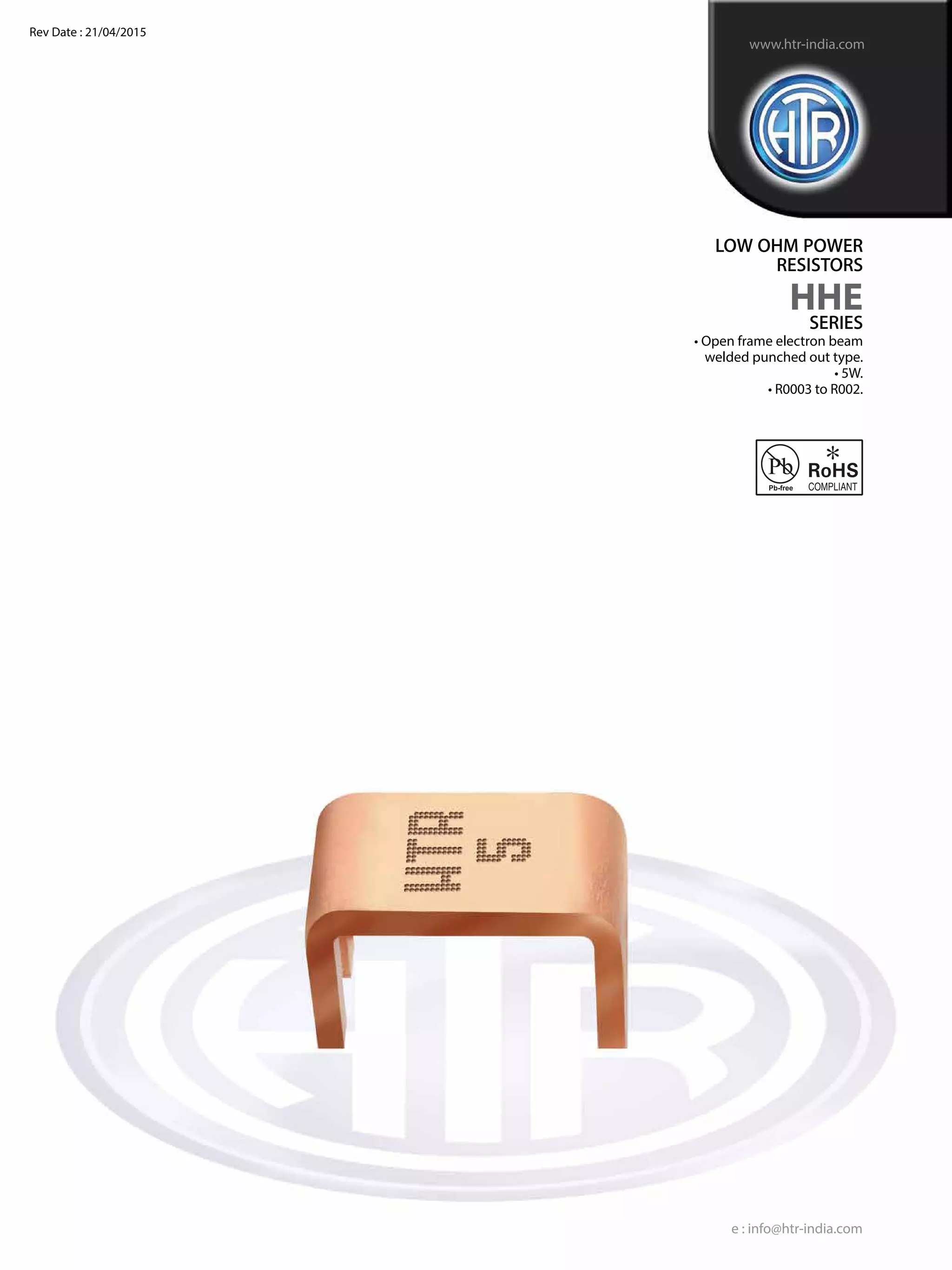 HHE - Low OHM Power Resistors | PDF