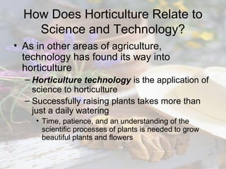 Horticulture industry | PPT