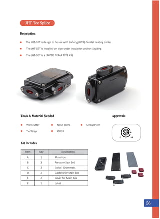 Self regulating heating cable for industrial application. | PDF