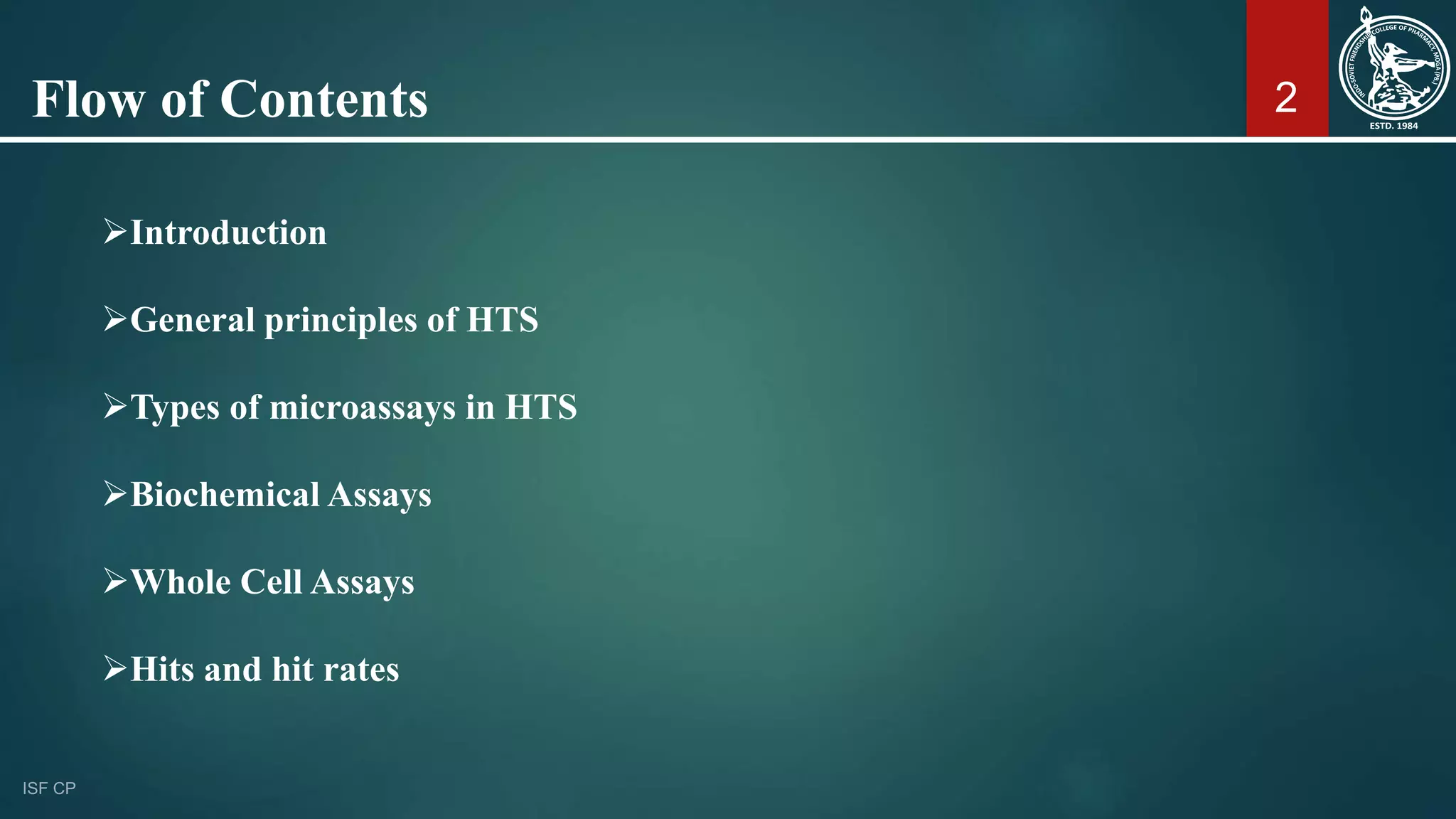 High Throughput Screening | PPTX
