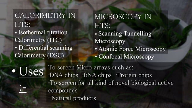High-throughput screening (HTS) | PPTX