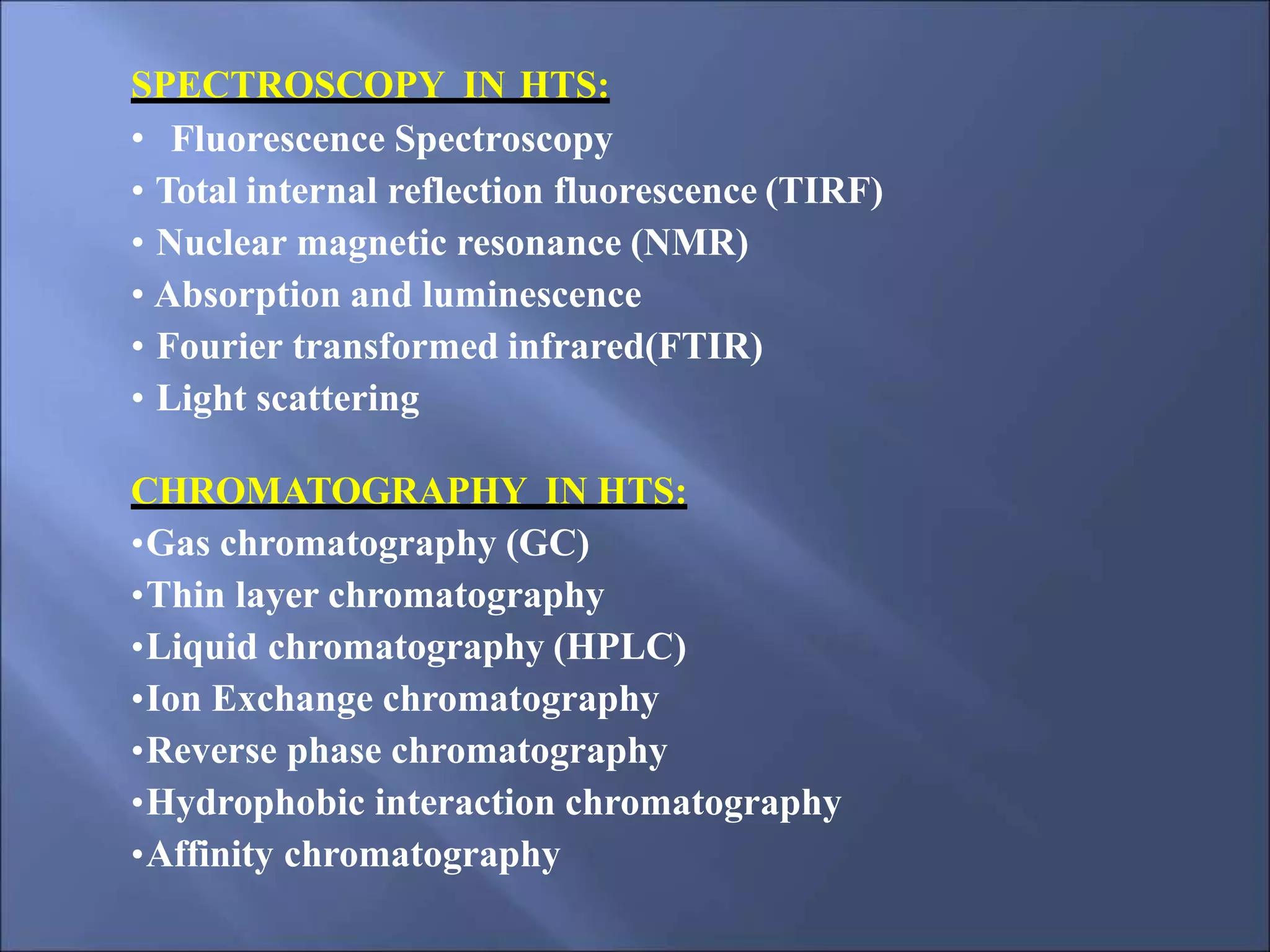 High Throughput Screening | PPT
