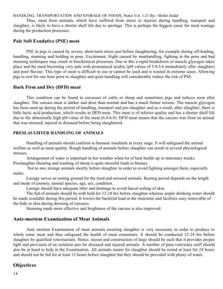 HANDLING, TRANSPORTATION AND STORAGE OF FOODS | DOC