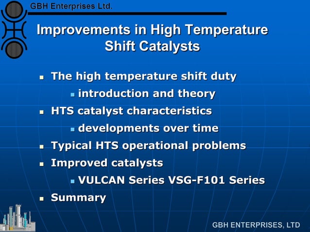 (HTS) High Temperature Shift Catalyst (VSG-F101) - Comprehensiev Overview | PDF