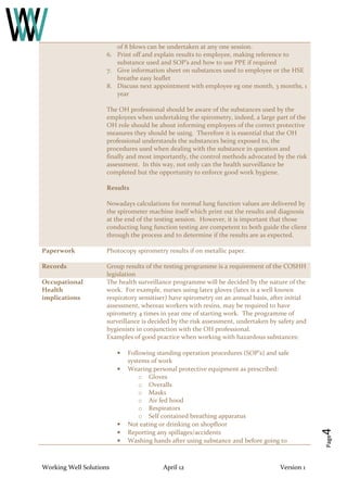 How to do Spirometry in the Workplace | PDF | Lung and Respiratory ...