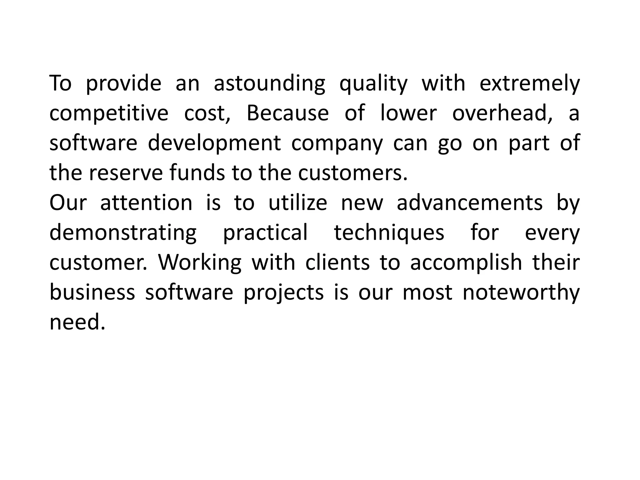 innovative software development company | PPT