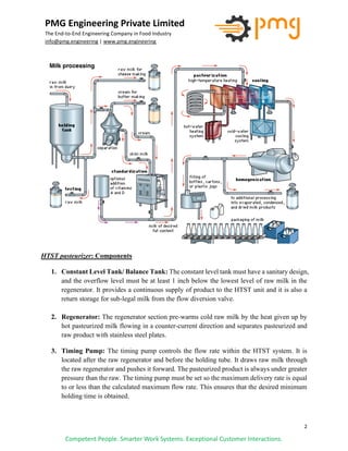 HTST Pasteurization- Introduction, Working, Components | PDF