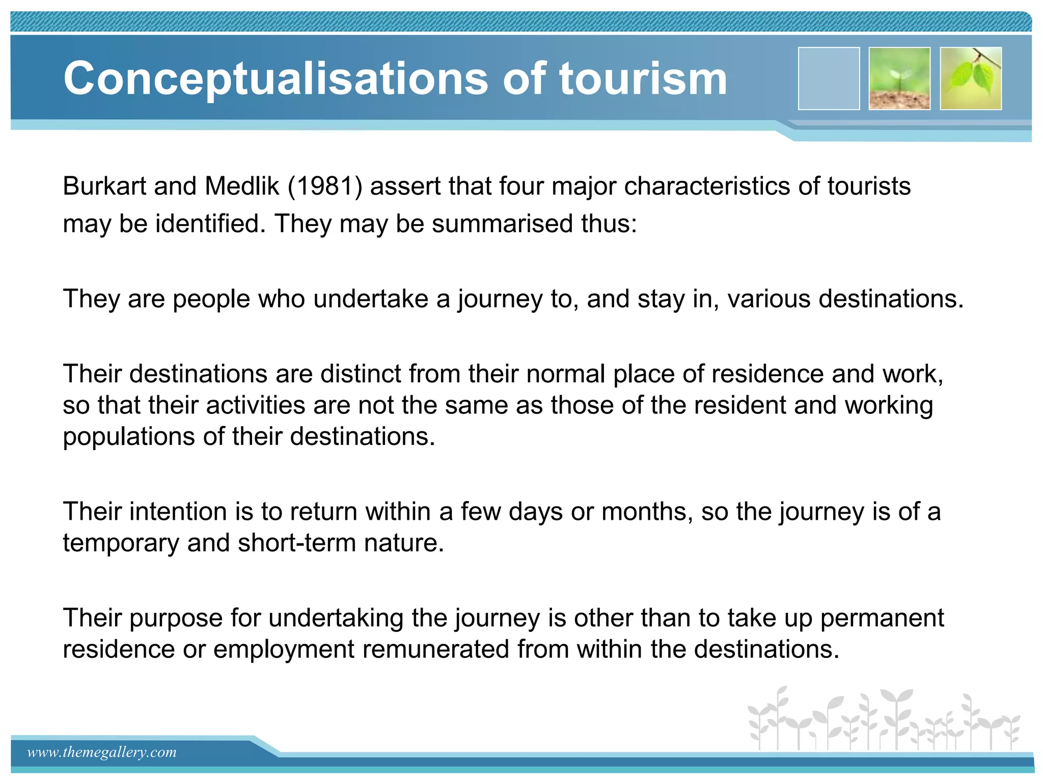 Travel behavior chapter one | PPTX