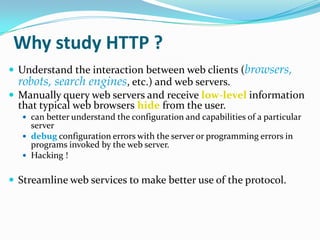 Hypertext Transfer Protocol | PPTX