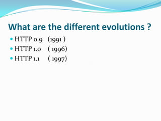 Hypertext Transfer Protocol | PPTX